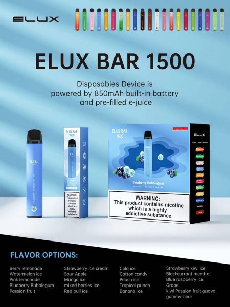Elux Bar 1500 Disposable - Simply Vapes UK